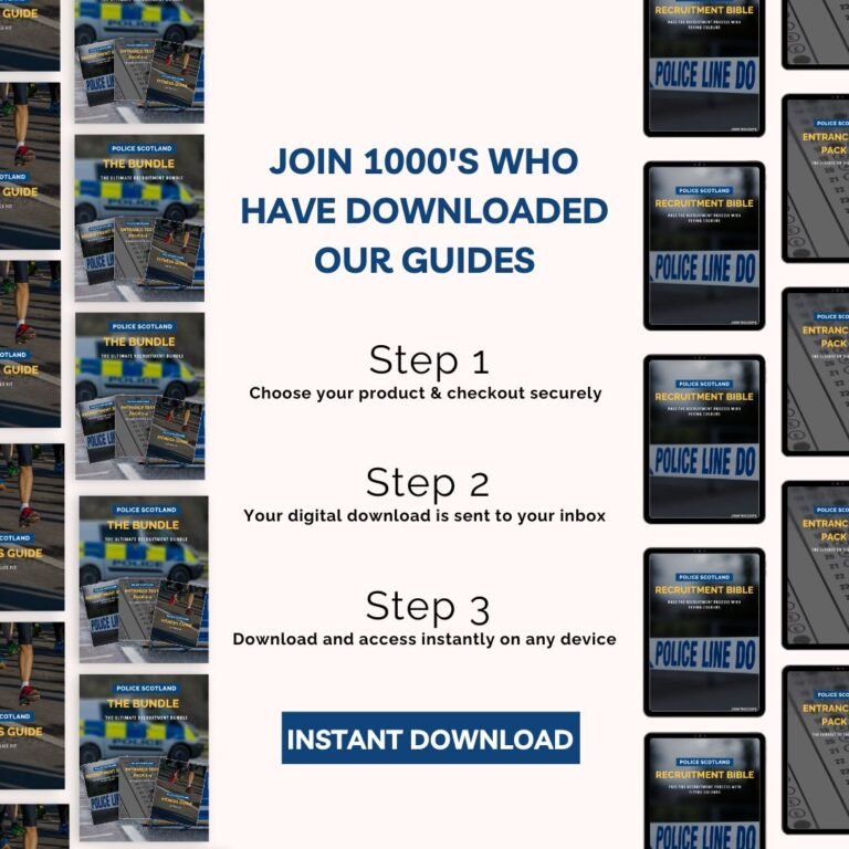 Police Scotland Recruitment Bundle