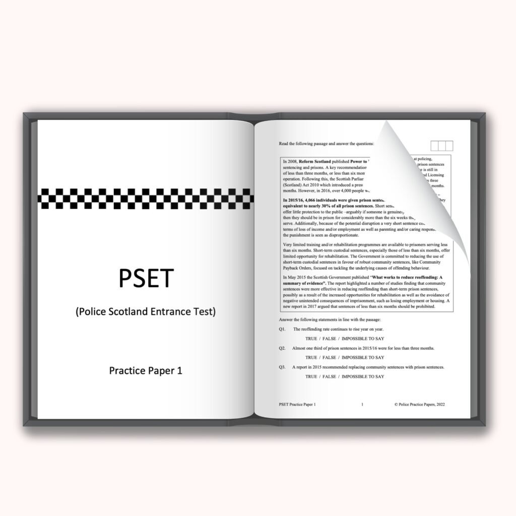 Police Scotland Recruitment Bundle